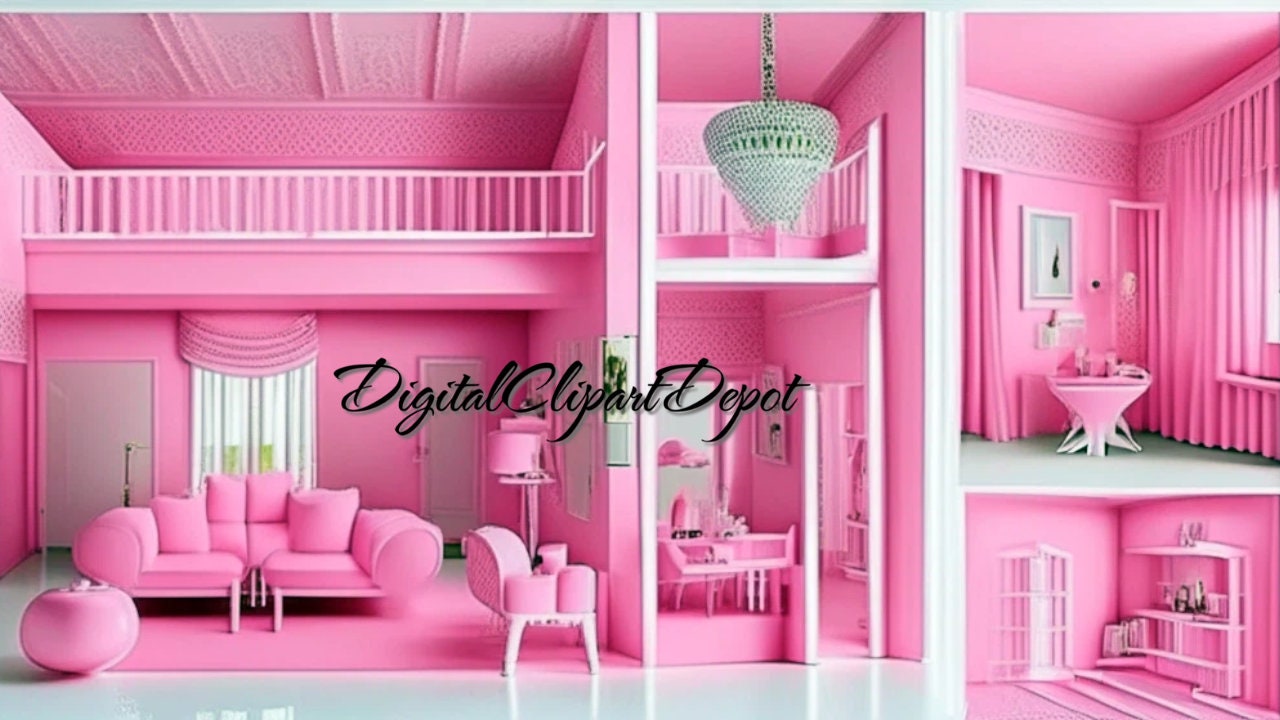 Barbie House Background