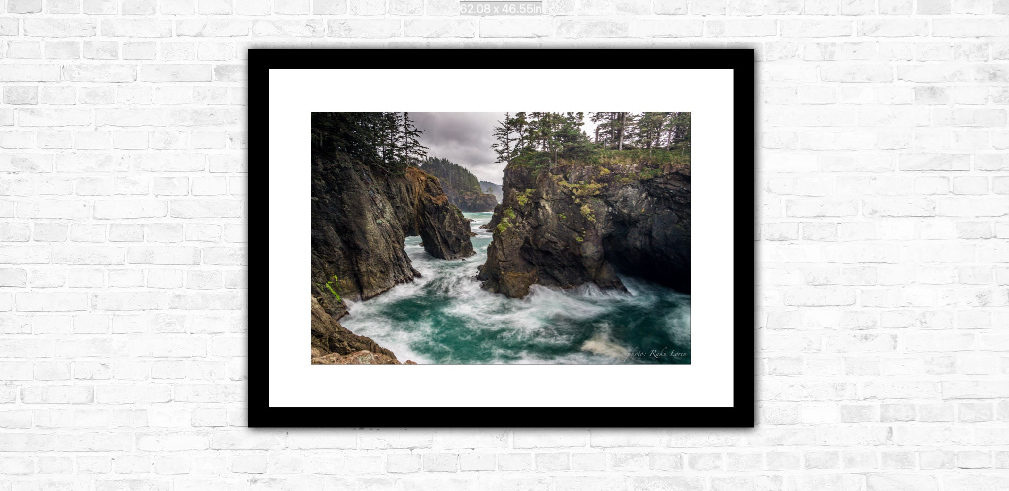 Oregon Coast Photography, Sea Arch, Coastal Rock Formation, Forest ...
