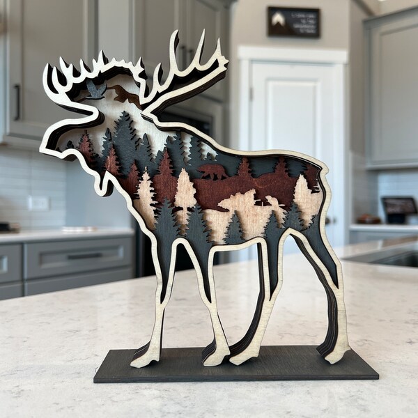 Moose Decor - Etsy