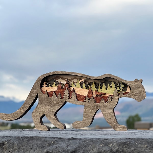 Mountain Lion Art - Etsy