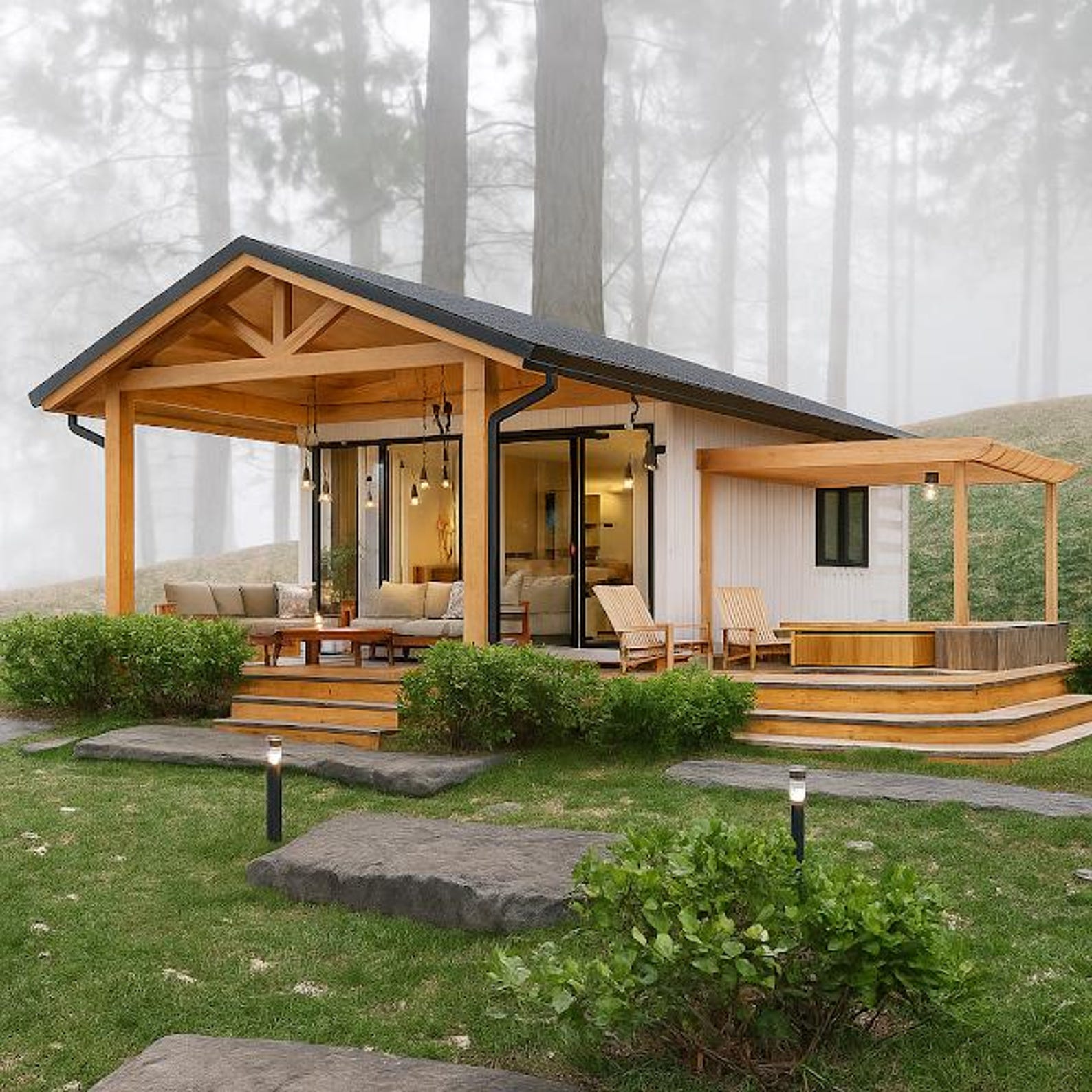 Plantas de casas contêineres modernas com 2 quartos | Projetos ...