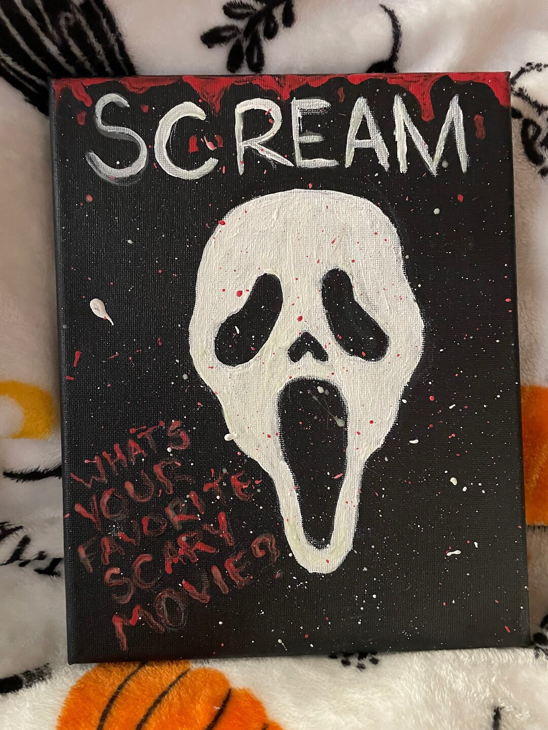Scream Canvas 8in X 10in - Etsy