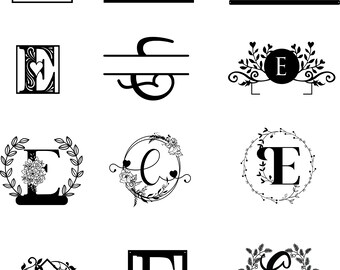 Fancy E Font