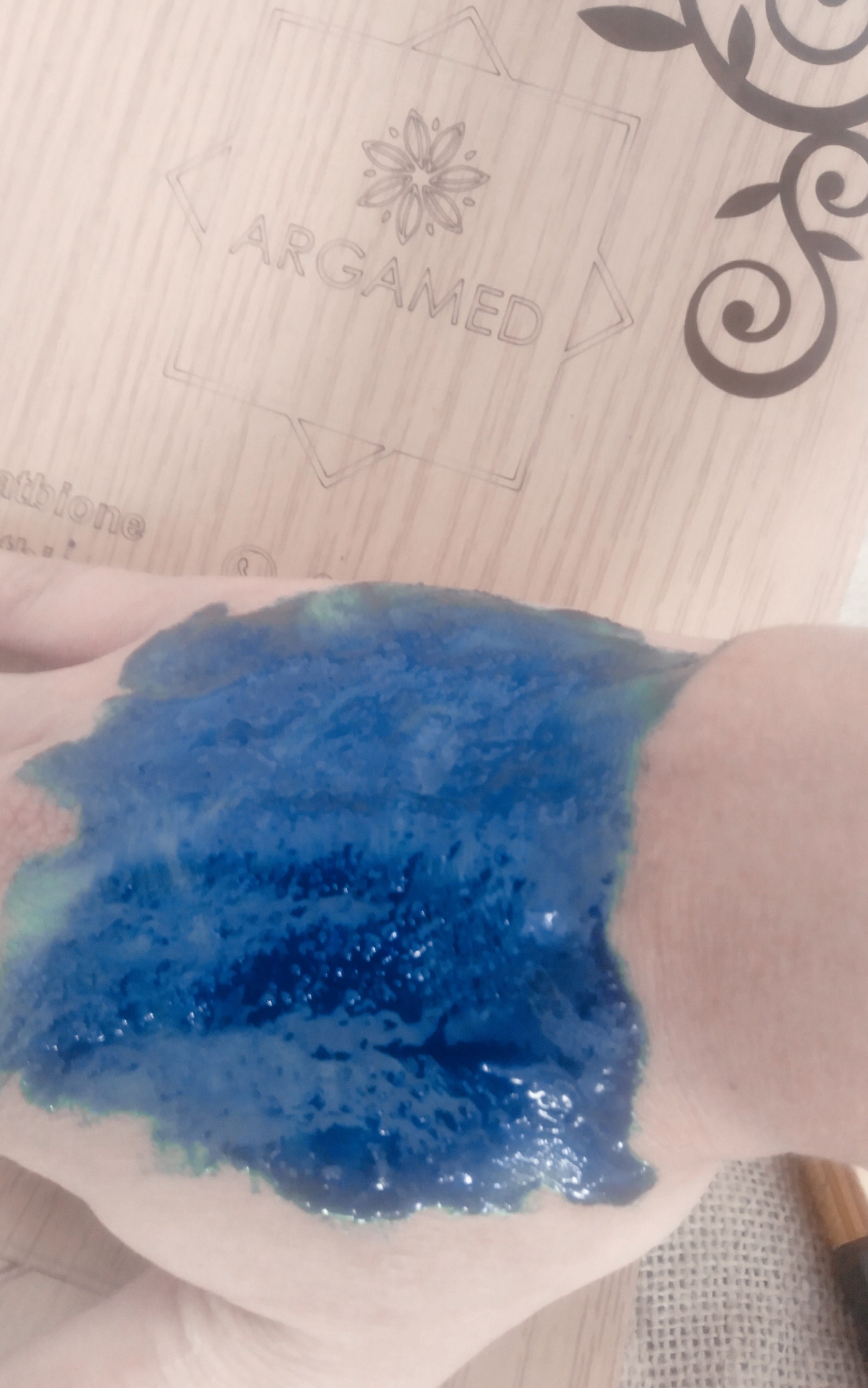 Face and Body Scrub With Saharan Blue Nila | Etsy