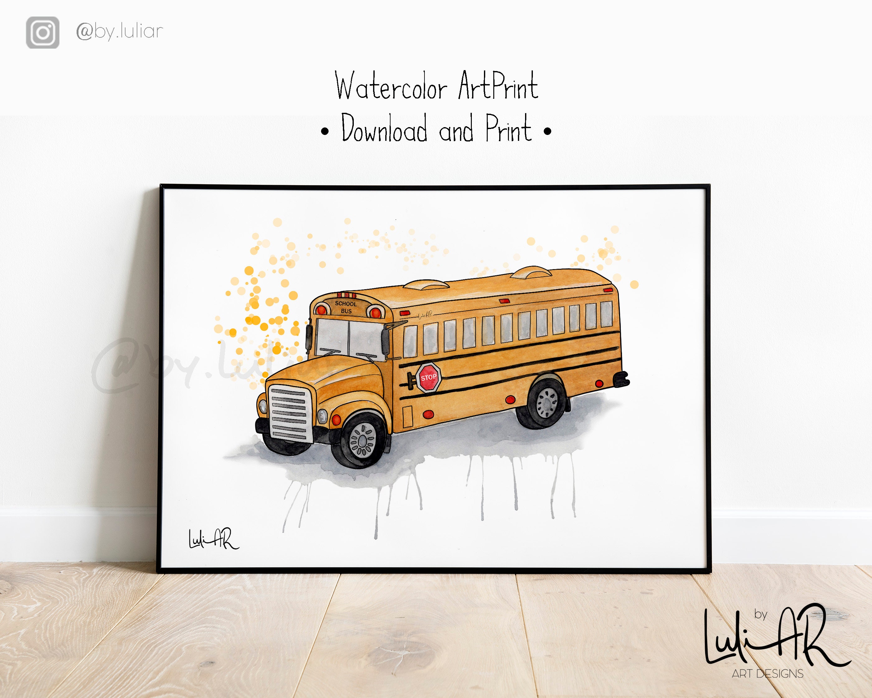 School Bus Painting Designs