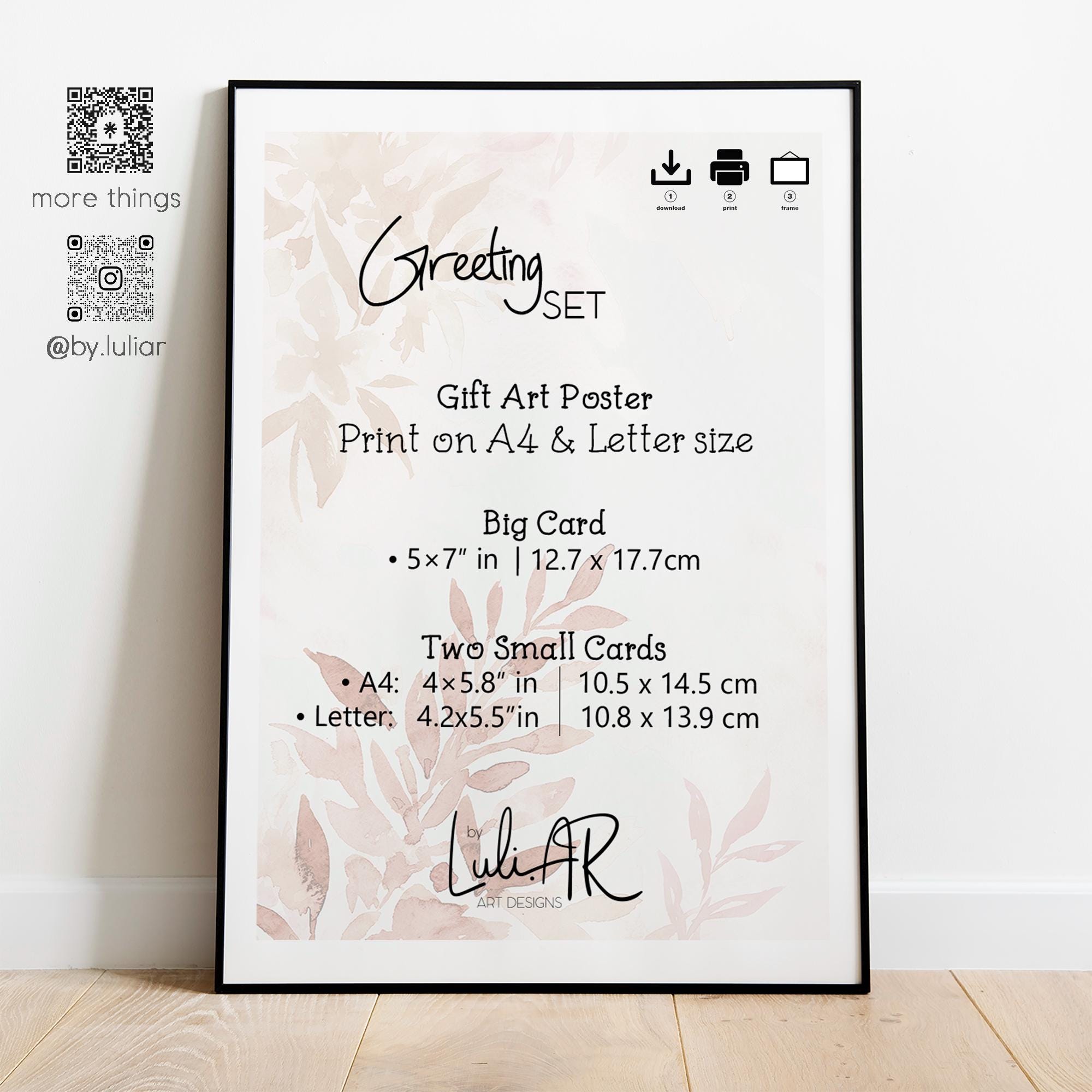 Printable Welcome Baby Card. Printable Baby Card With Boho Rainbow ...