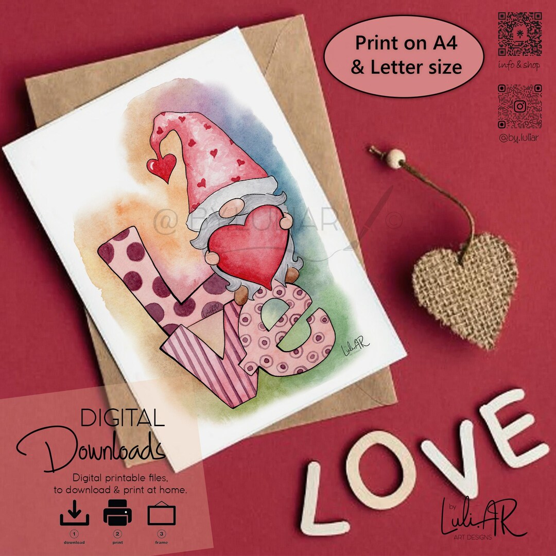 Printable Valentine Card. Funny Valentine's Day Card. Valentine Card ...