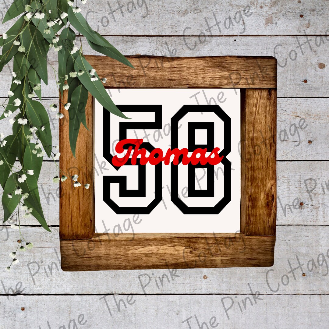 Derrick Thomas 58 Sign Kansas City Chiefs Handmade Sign Custom Kansas ...