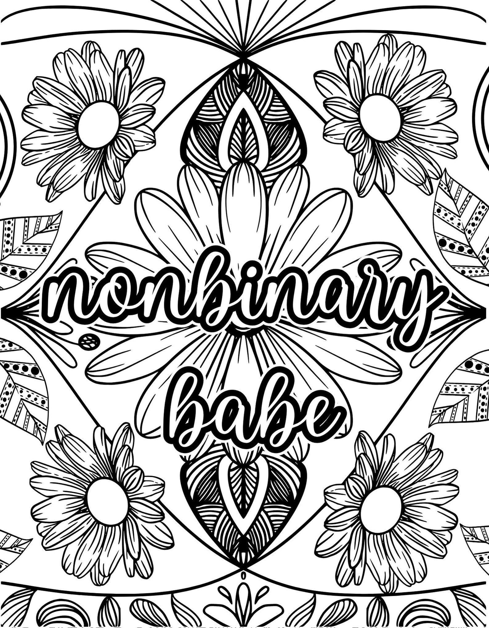 LGBTQ Coloring Pages PDF Instant Download - Etsy