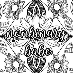 LGBTQ+ Coloring Pages PDF Instant Download - Etsy