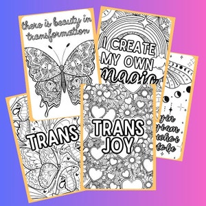 LGBTQ+ Coloring Pages PDF Instant Download - Etsy