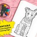 PRINTABLE German Shepherd Coloring Page Activity for Kids - PDF ...
