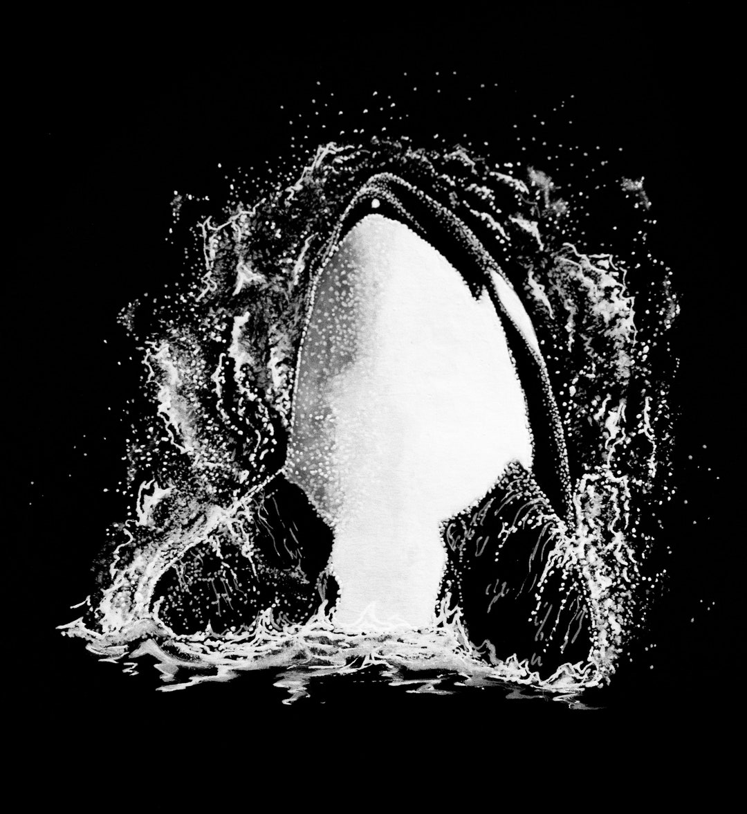 Orca Digital Print - Etsy