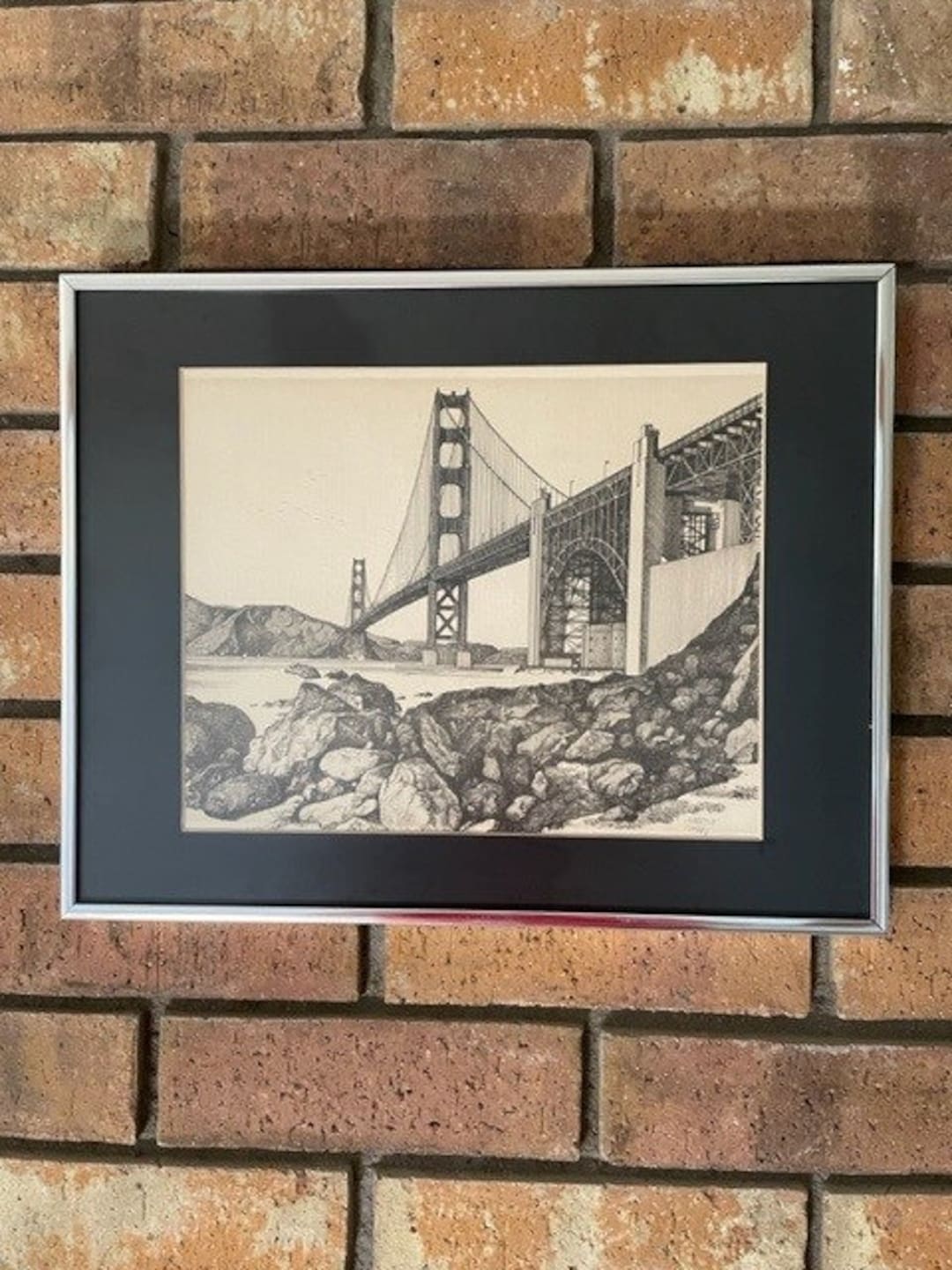 Golden Gate Bridge Sketch by Martin Tang - Etsy