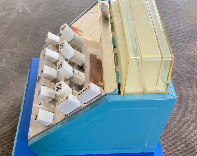 Retro Metal Toy Cash Register, 1970s Tom Thumb, Functional & Decorative ...