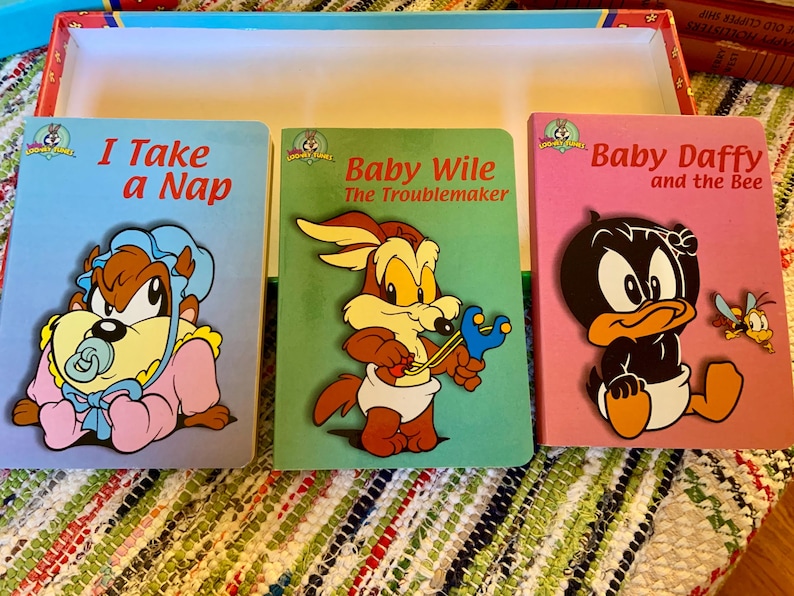 Vintage Baby Looney Tunes 6 Book Box Set Fun Day Parade 1990s - Etsy
