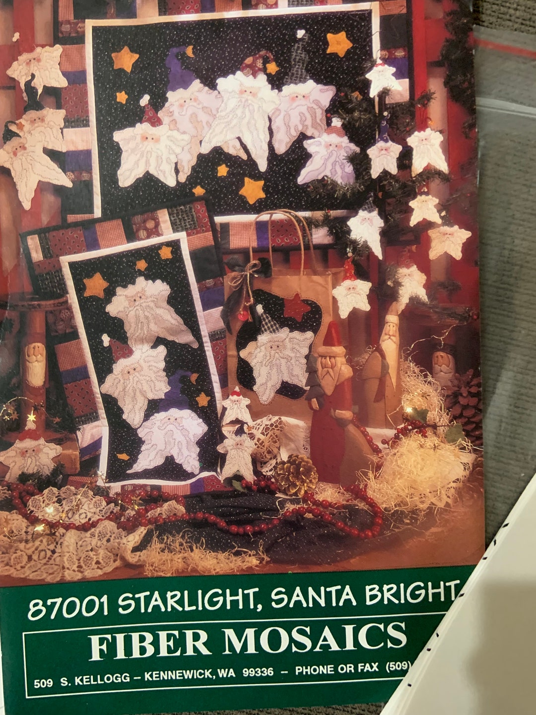 Vintage Santa Sewing Pattern 8700 Christmas Craft - Charming Christmas ...
