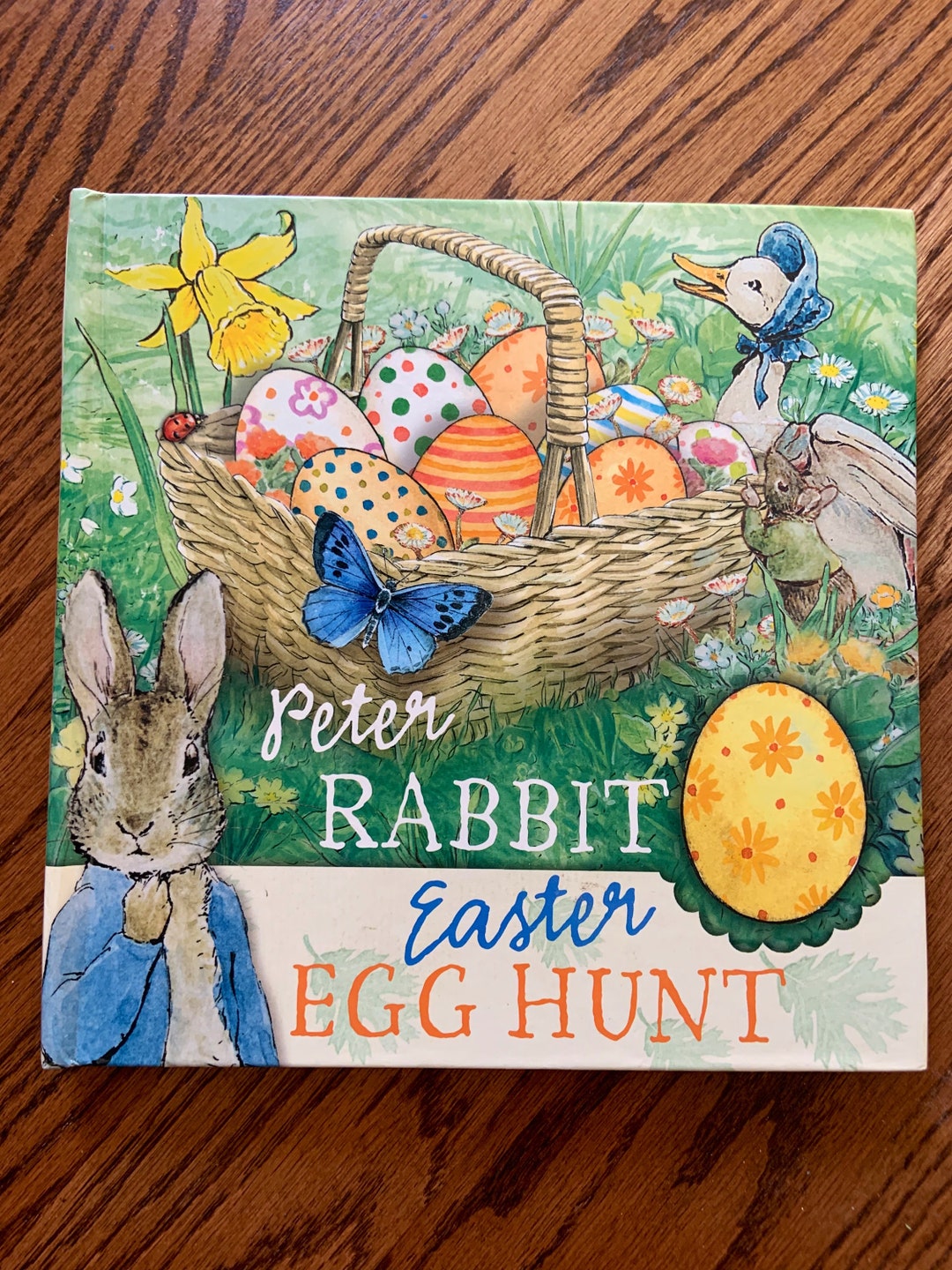 Vintage Easter Book, Peter Rabbit Easter Egg Hunt Pop-up Book Based on ...