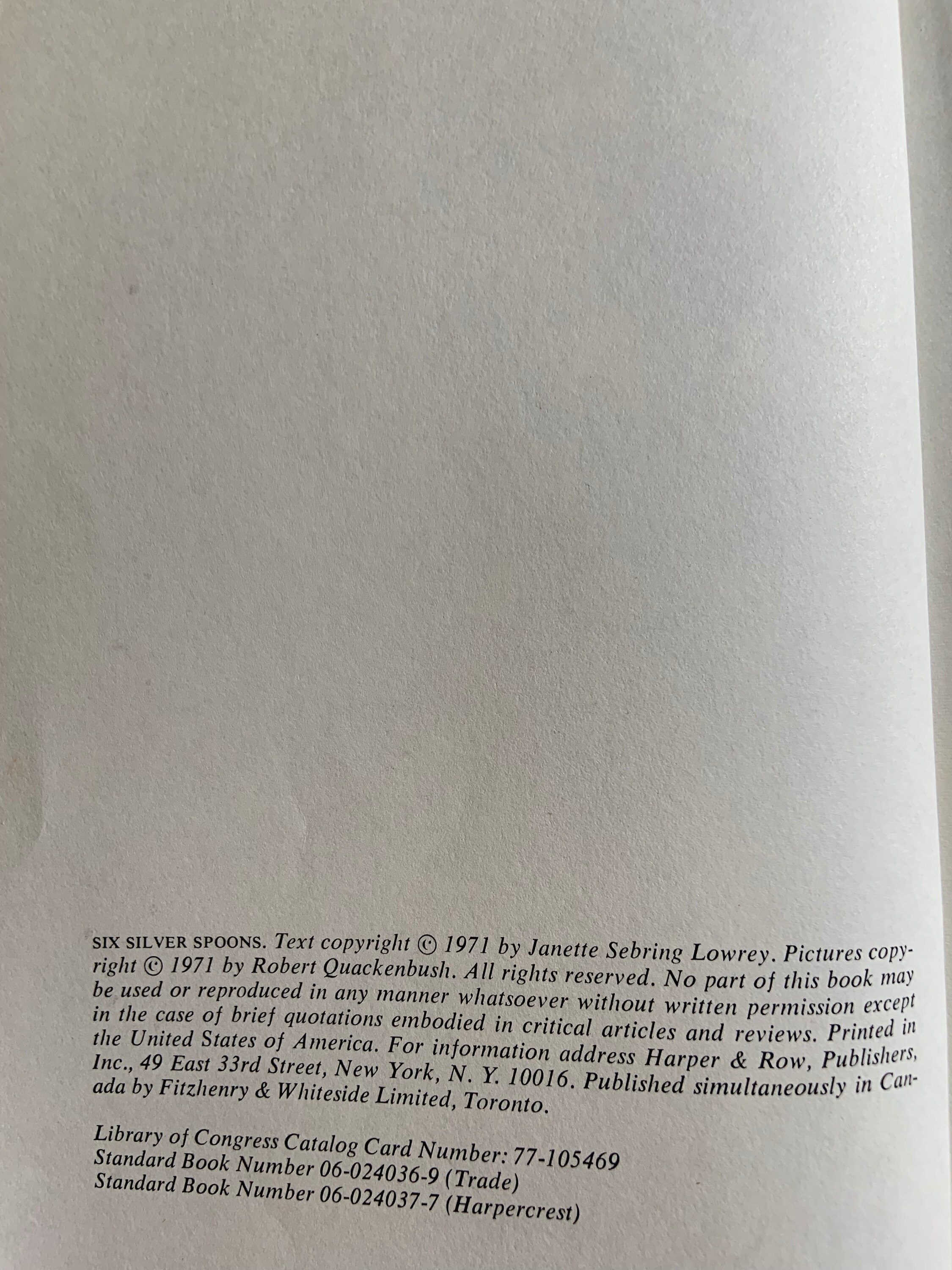 Vintage 'six Silver Spoons' Book 1971 Illustrated Historical Story ...