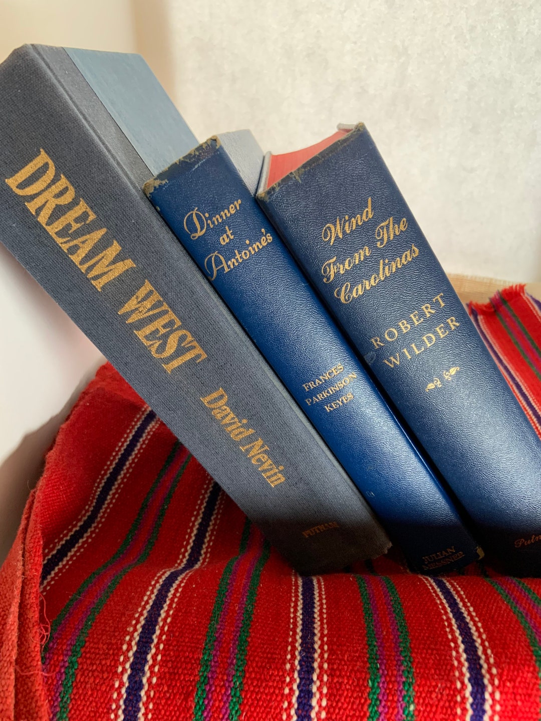 Vintage First Edition Novel Set Dream West 1983, Dinner at Antoine’s ...