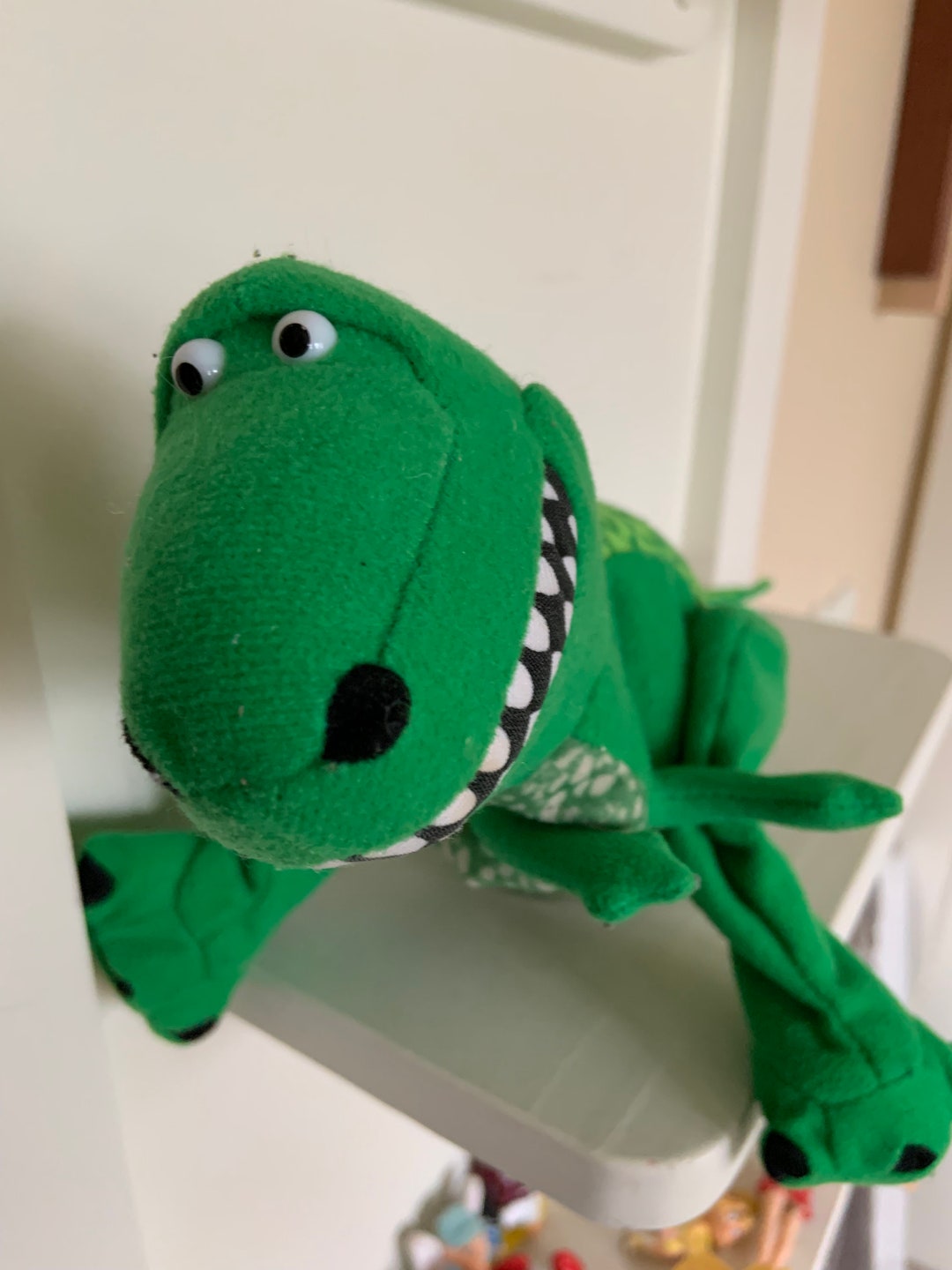 Vintage Rex, the Green Tyrannosaurus Hand Puppet Original Toy Story ...