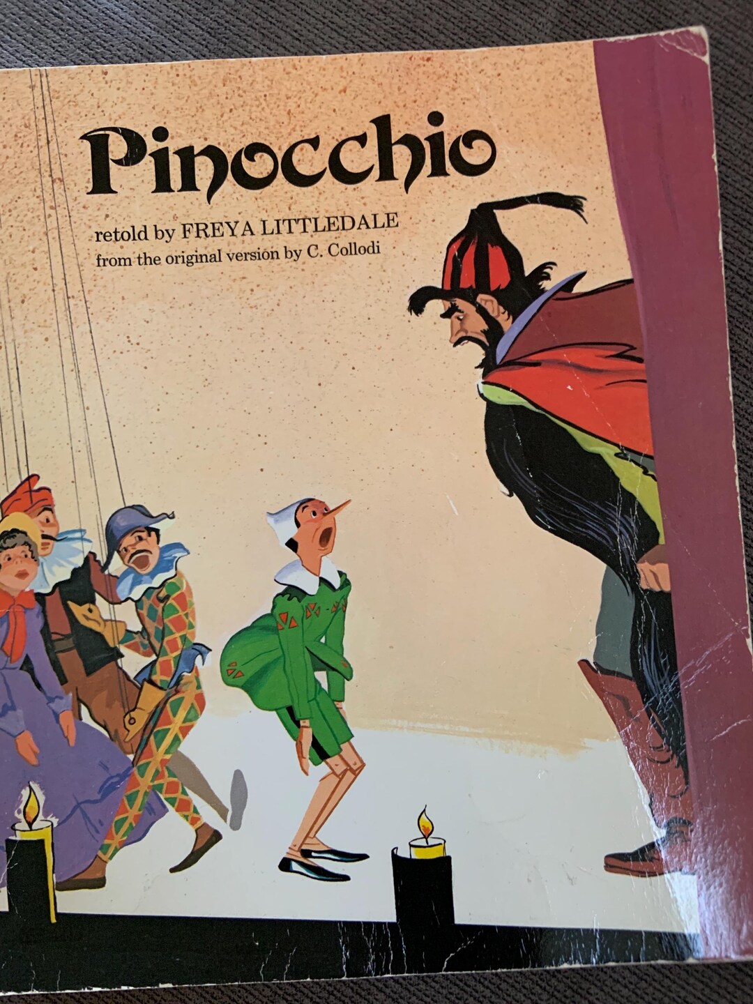 Vintage 1979 Pinocchio Book by Freya Littledale – Scholastic Paperback ...