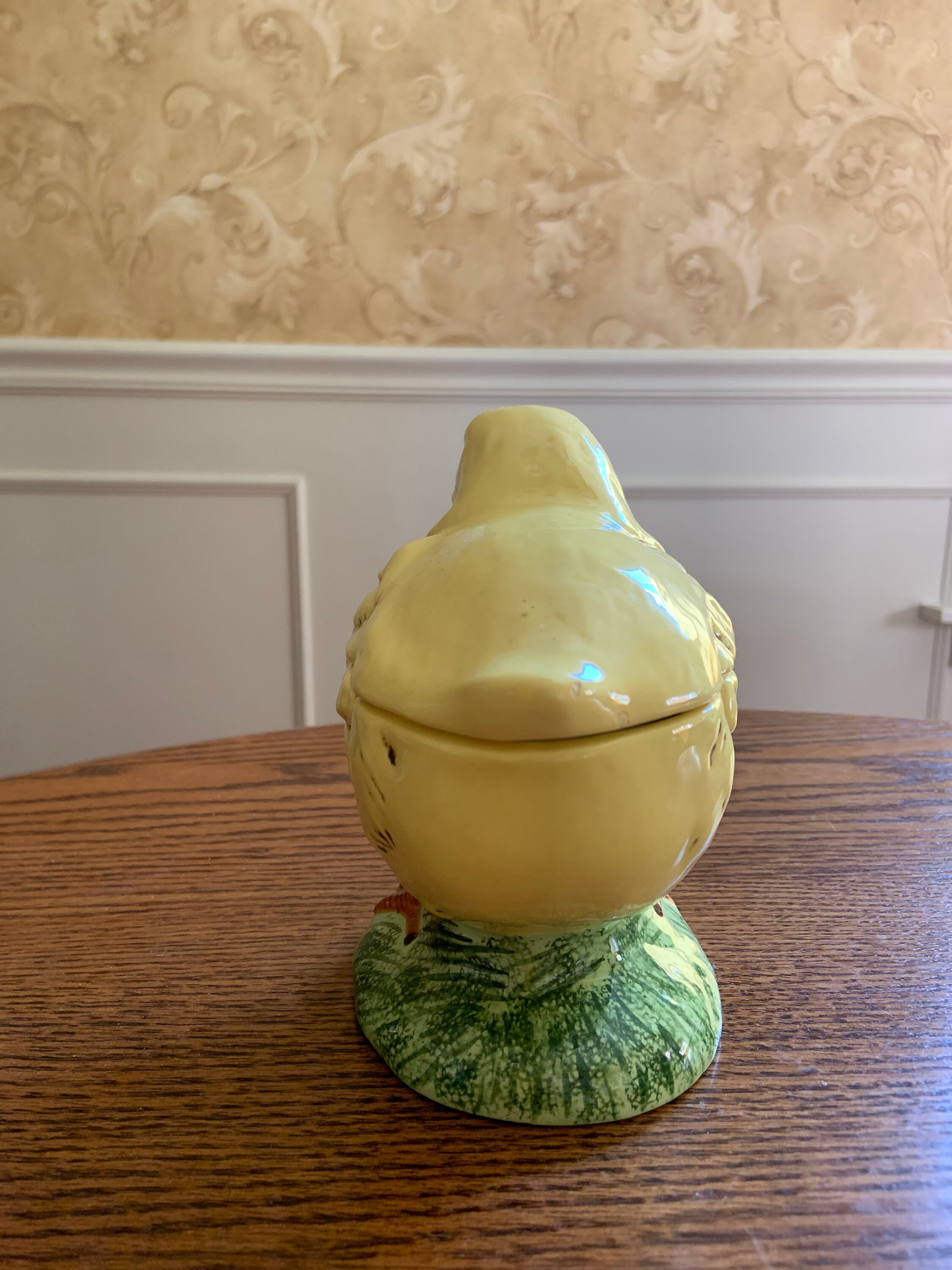 Vintage Chicken Box Homemade Ceramic Chicken Candy Dish - Etsy