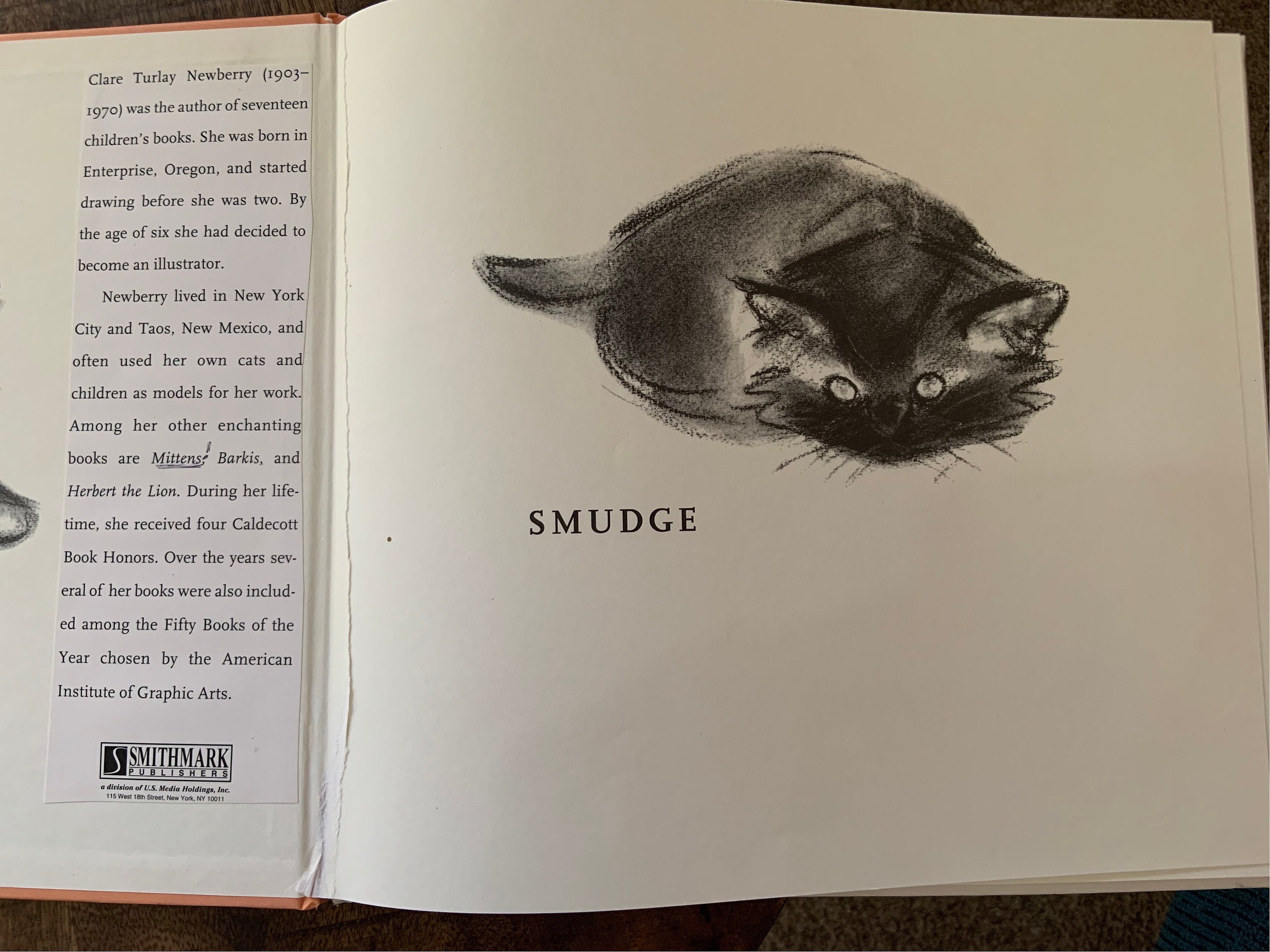 Vintage Children's Book Smudge Story and Pictures by - Etsy