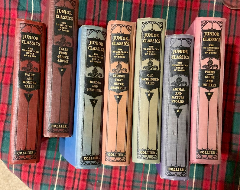 Vintage Junior Classics 1918 Collection, Timeless Young Folks ...