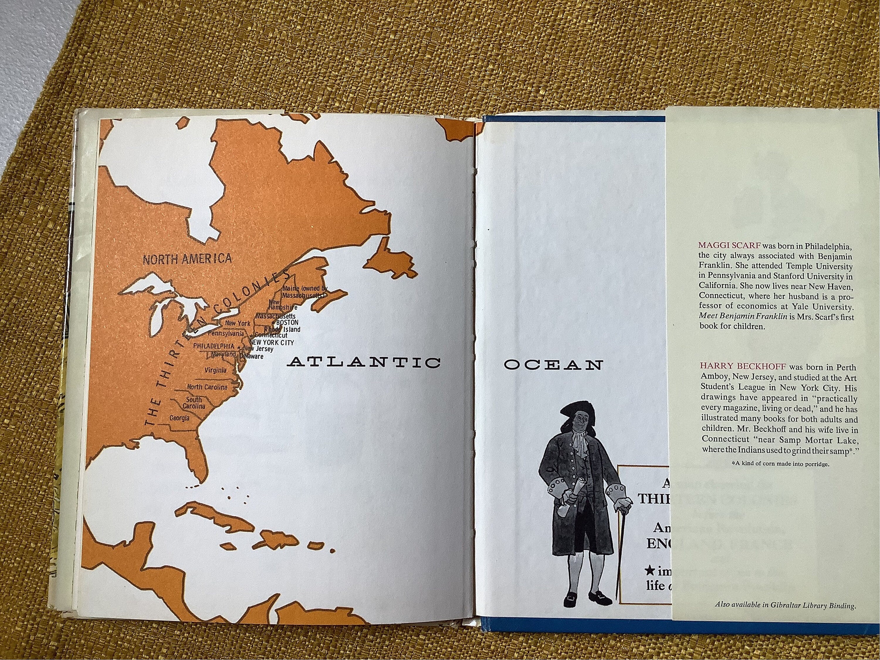 Vintage 'meet Benjamin Franklin' Book 1968 First Edition Step-up ...