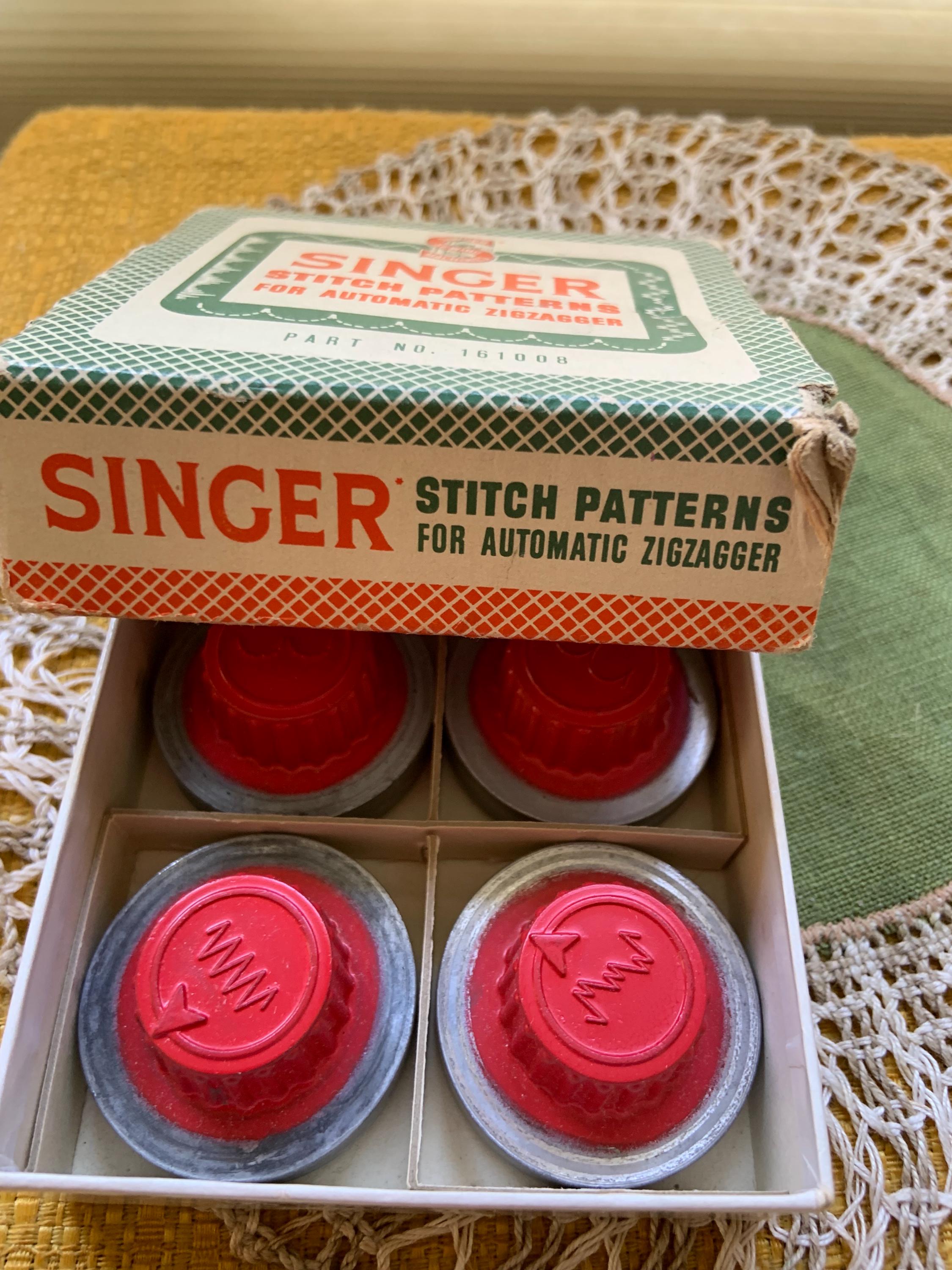 Vintage Singer Zigzag Stitch Pattern Attachment 161008 Automatic Zig ...