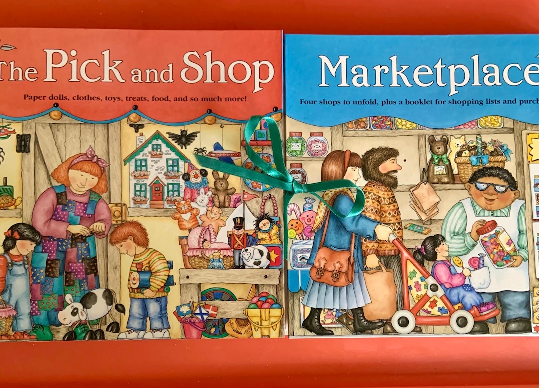 Interactive Pop up Shopping Center Book for Young Children, Colorful ...