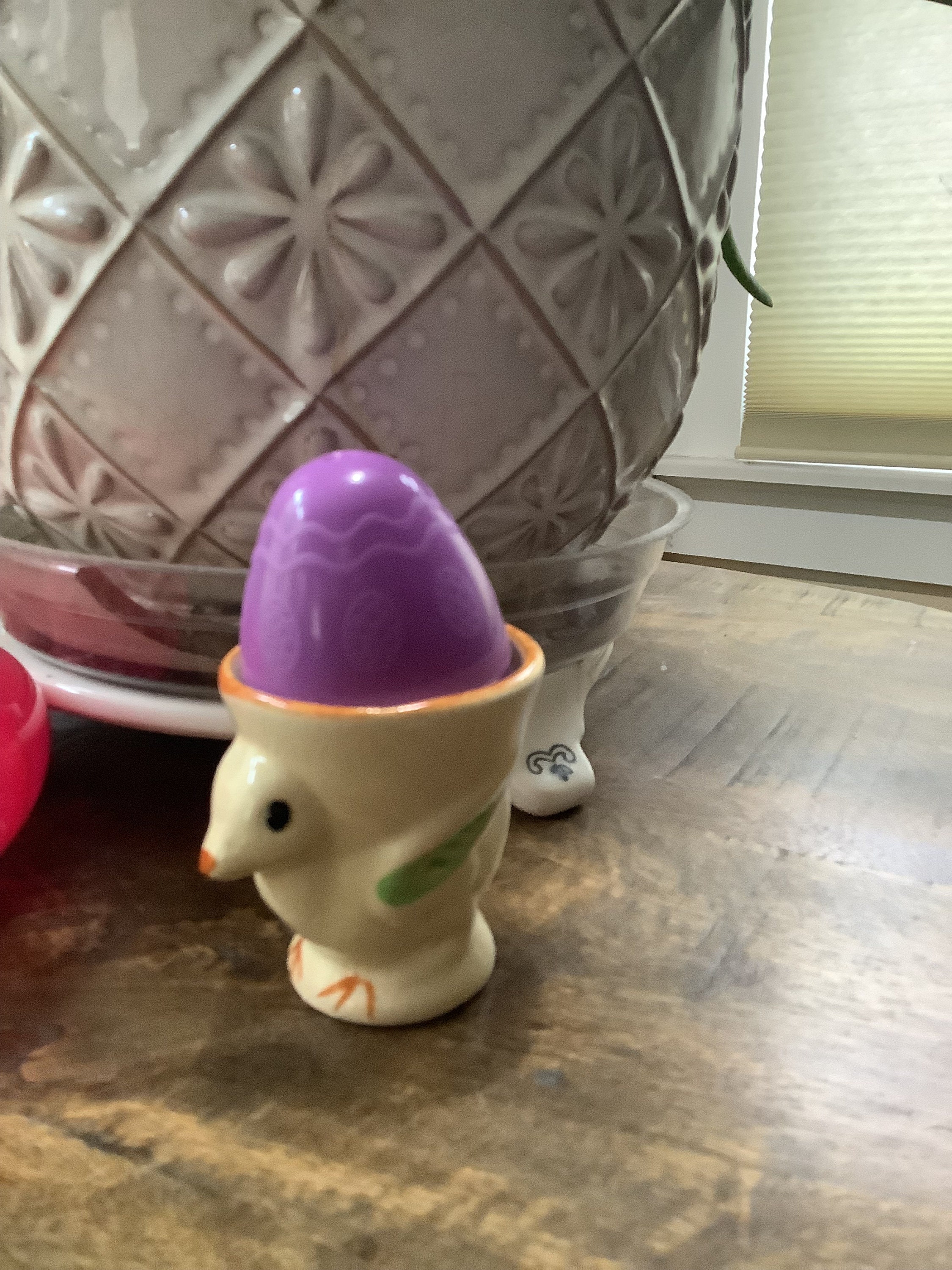 Vintage Chick Egg Cup Glazed Ceramic Japan Collectible Easter Table ...