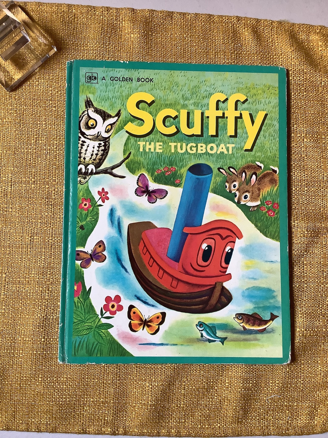 Vintage 'scruffy the Tugboat' Book - Collectible 1977 Golden Press ...
