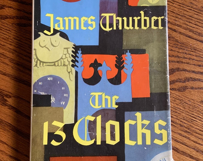 Rare 'the 13 Clocks' First Edition Misprint, 1950 Vintage Book by James Thurber, Marc Simont ...