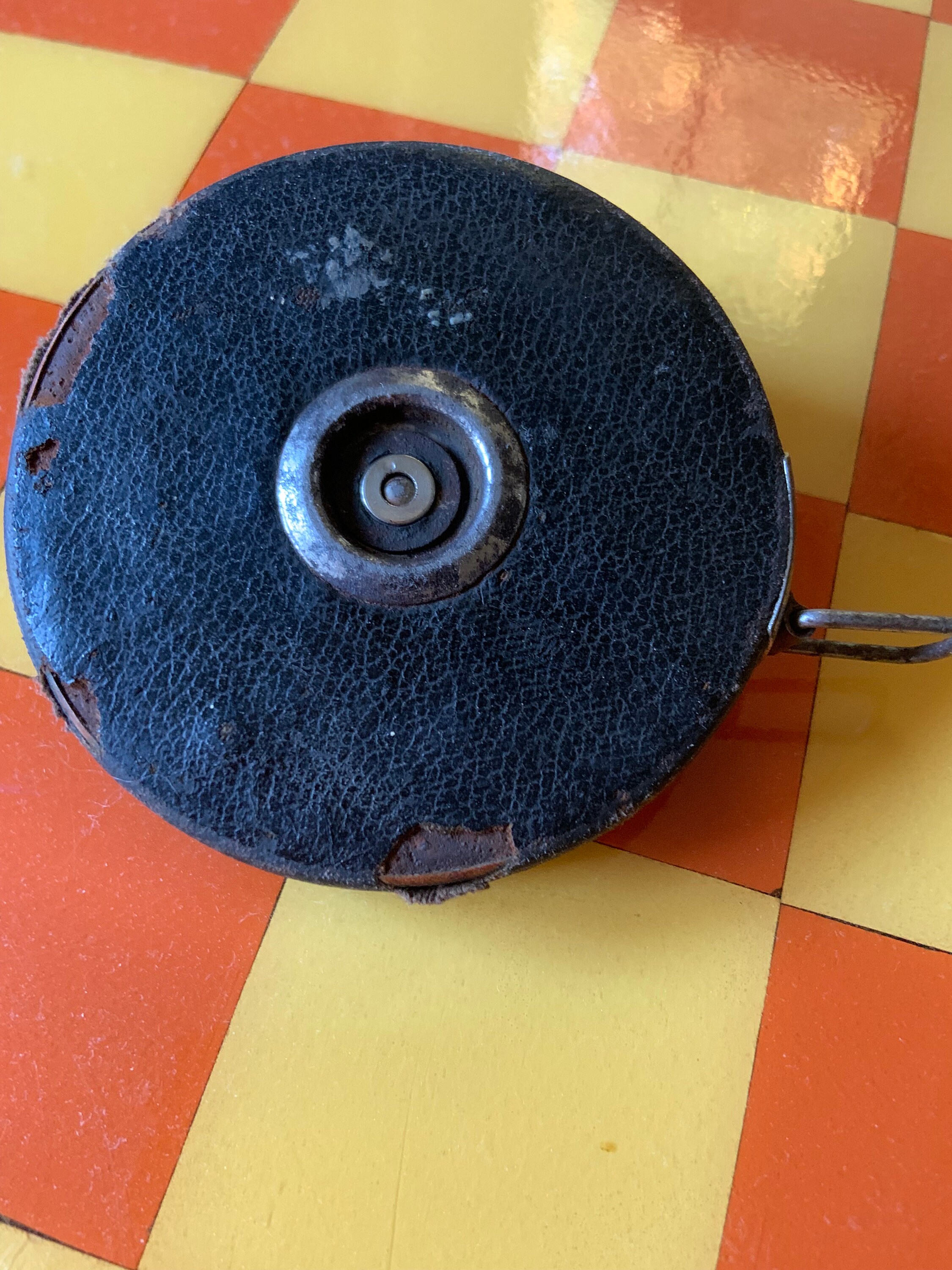 Vintage Lufkin No. 543 Leather Measuring Tape 50ft Steel Ruler From ...