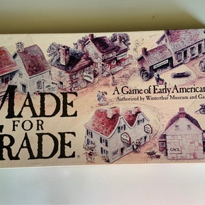 Vintage Early America Board Game 1984 | Educational History Game ...