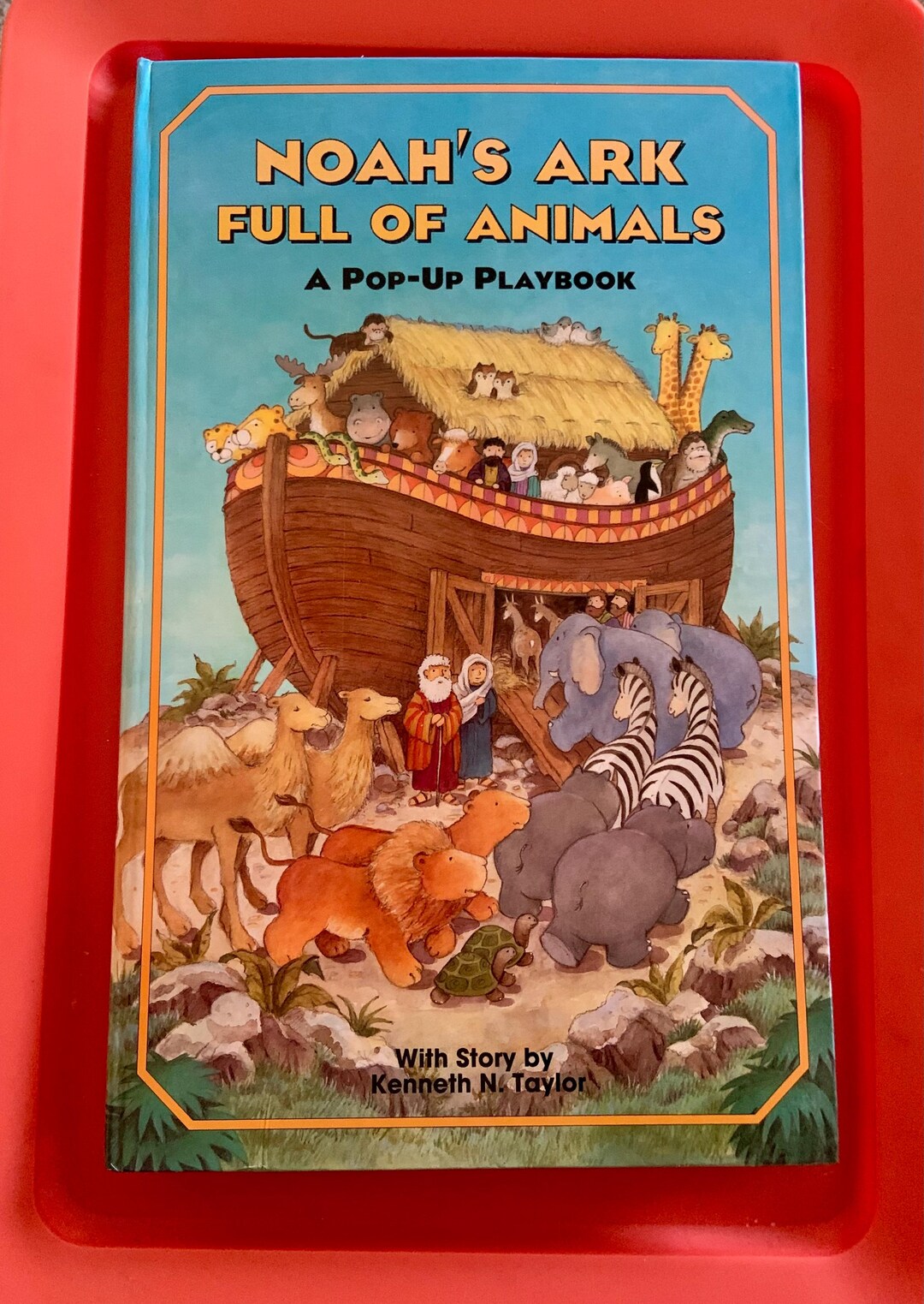 Vintage Noah's Ark Pop-up Book - Complete Set With 38 People and Animals, Religious Storybook ...