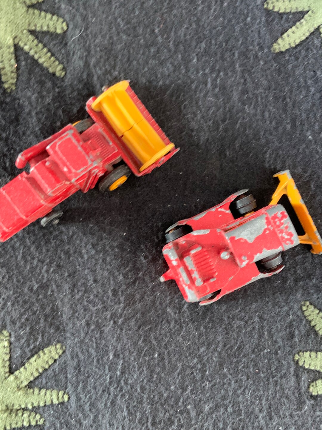 Vintage Matchbox Tractor & Combine Harvester, Metal, Legney England ...