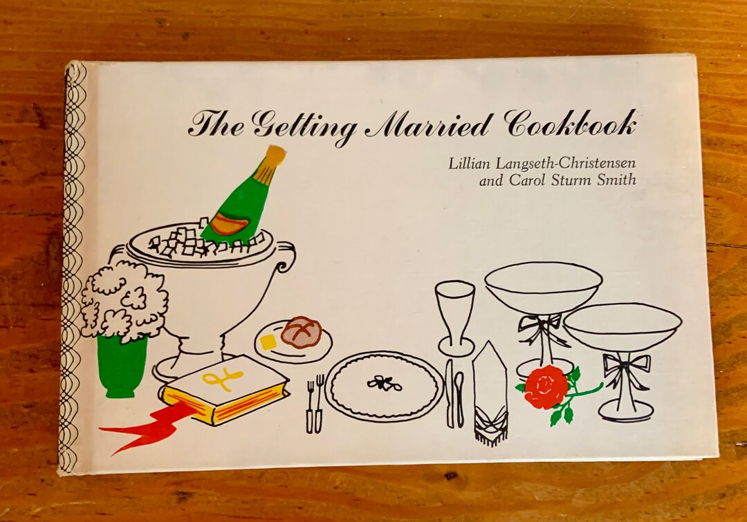 Vintage getting Married Cookbook Miniature Bridal Recipe Book for ...