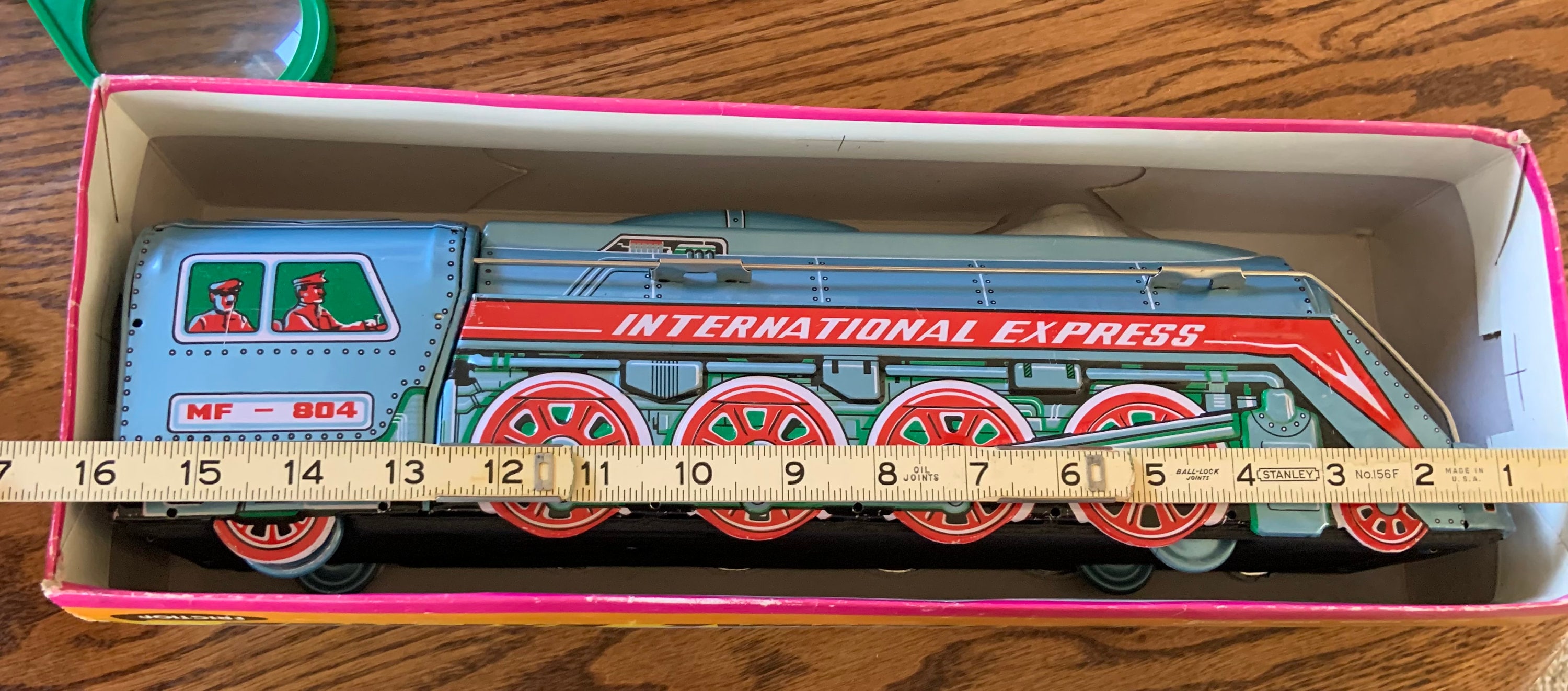 Vintage Friction Train Toy, Large-scale MF 804 International Express ...
