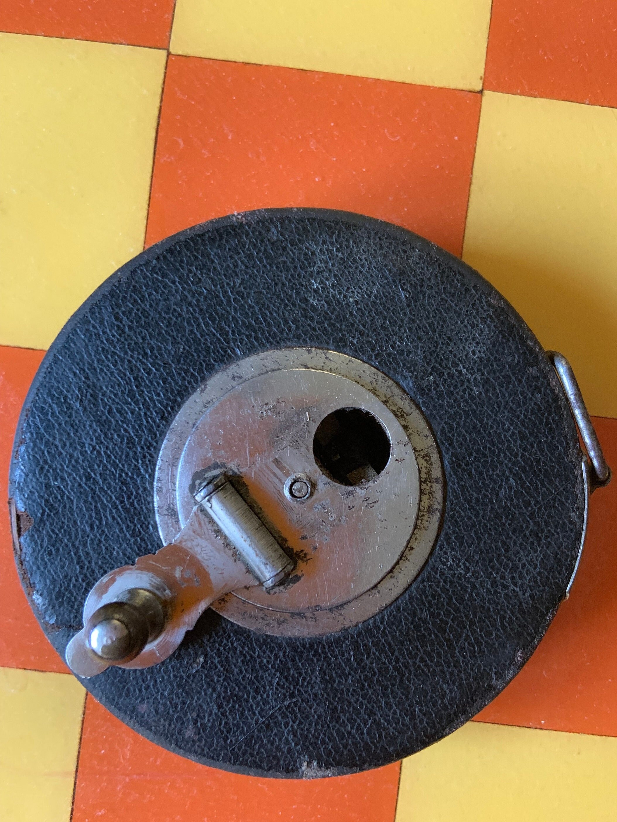 Vintage Lufkin No. 543 Leather Measuring Tape 50ft Steel Ruler From ...