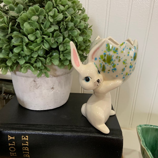 Rabbit Planter - Etsy