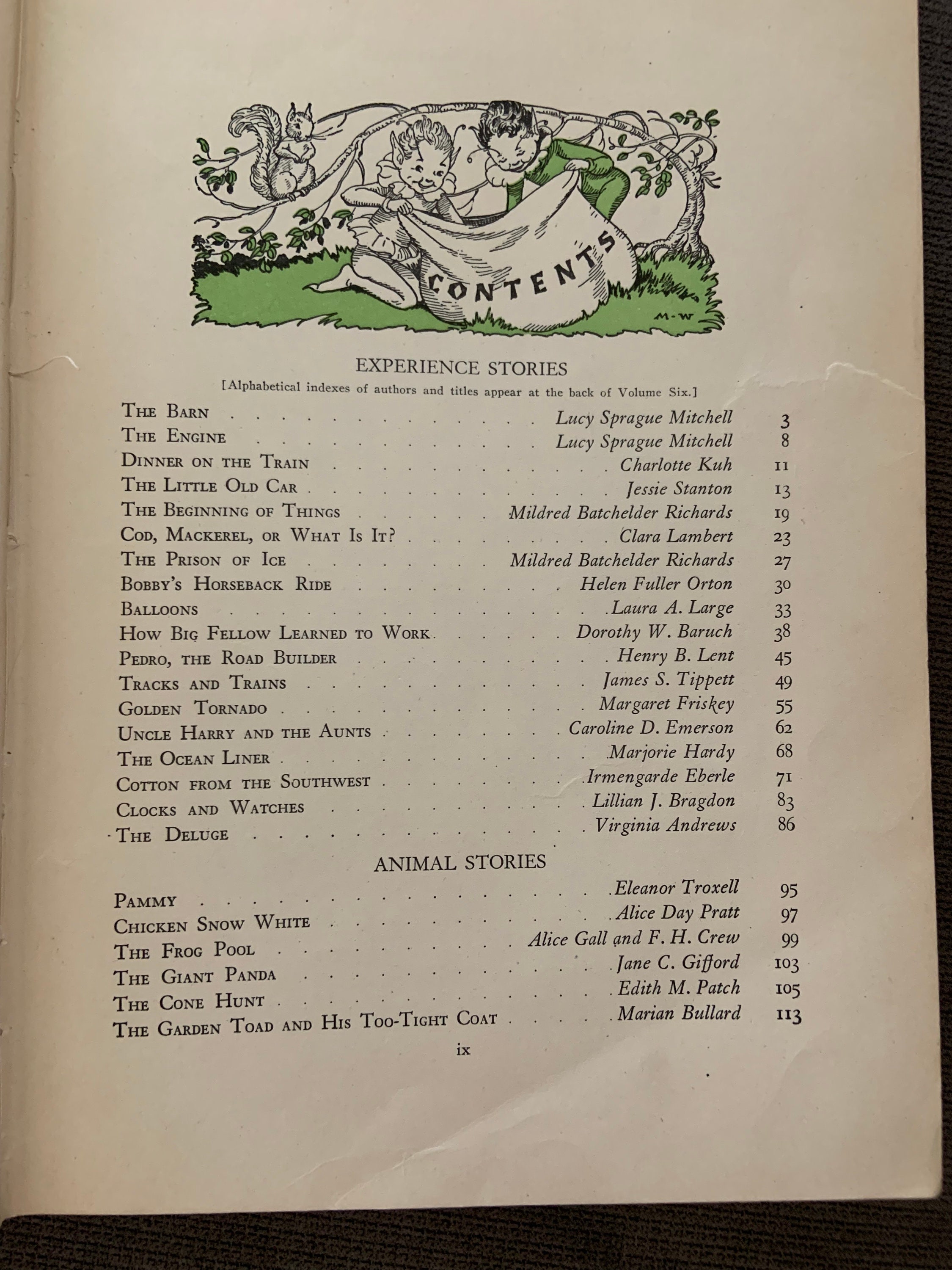 Vintage Book, Childcraft Volume 3 of 14, Experience Stories and Animal ...