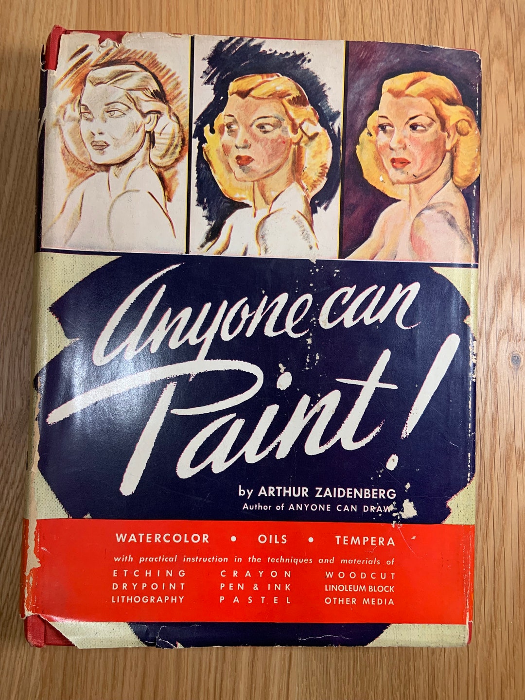 Vintage Art Instruction Book 'anyone Can Paint' by Arthur Zaidenberg ...