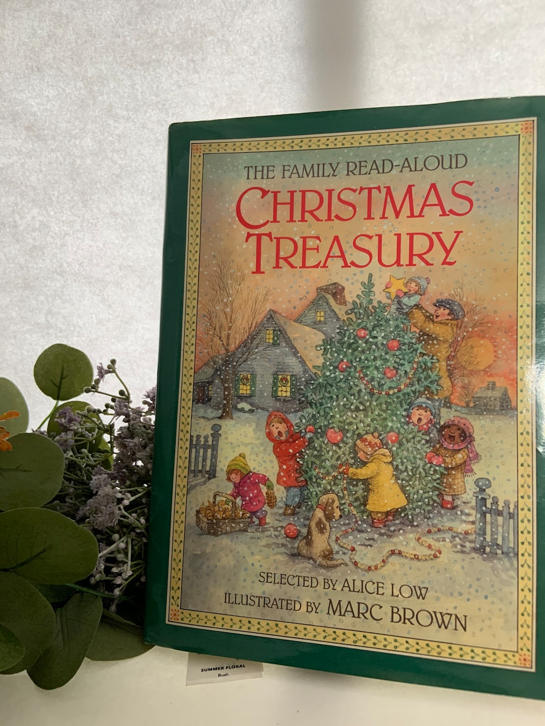 Vintage Book, the Family Read-aloud Christmas Treasury, Count Down to ...