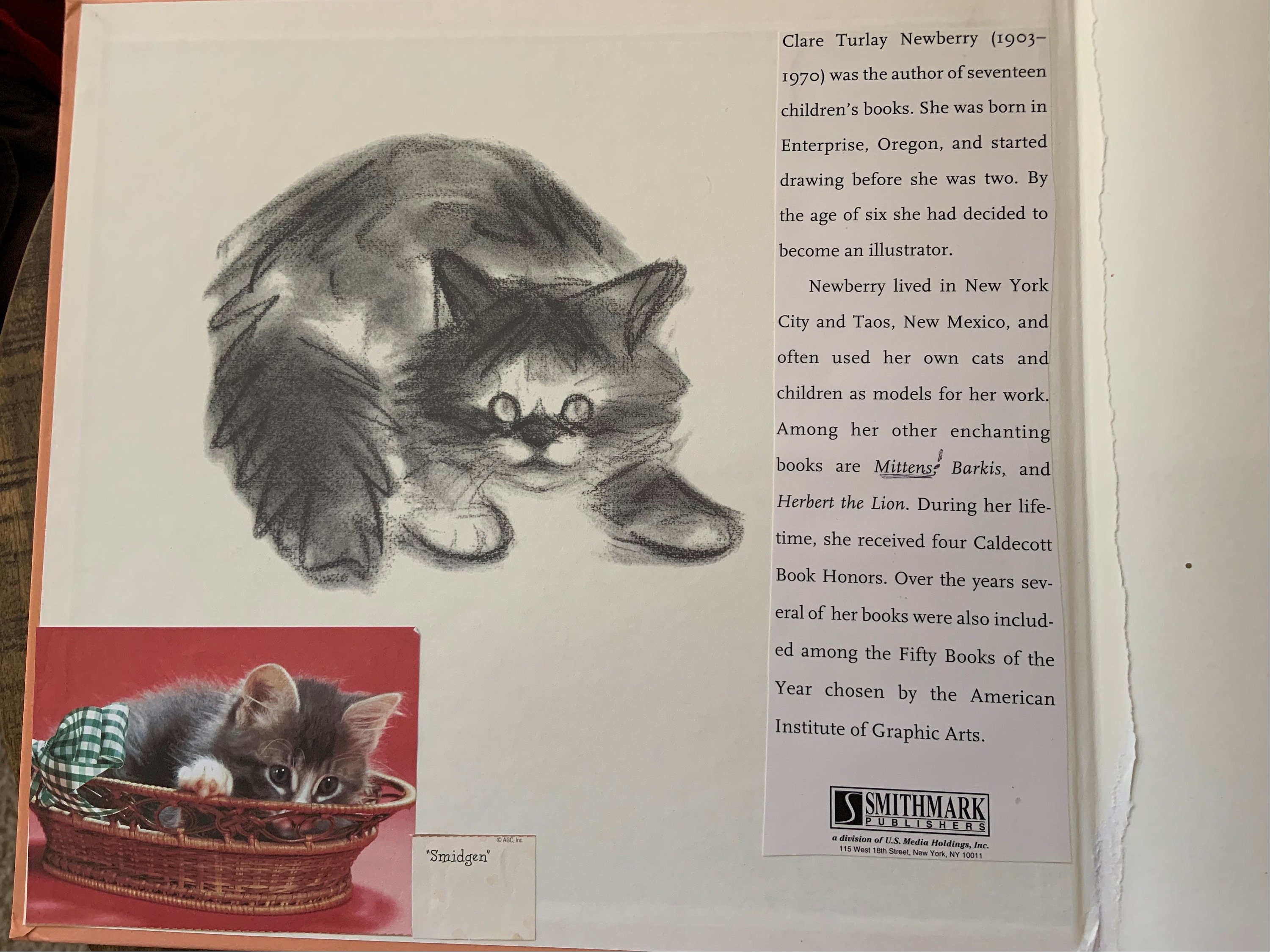 Vintage Children's Book Smudge Story and Pictures by - Etsy