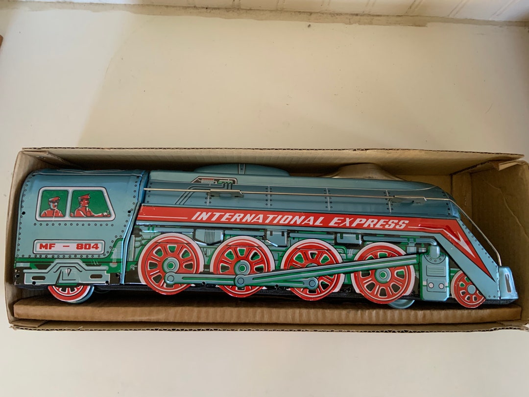 Vintage Friction Train Toy, Large-scale MF 804 International Express ...