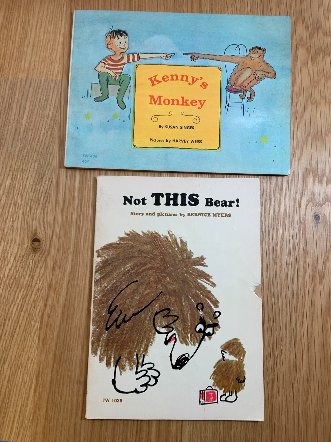 Vintage Children's Books, Kenny's Monkey, 1963, Not This Bear! 1967 ...