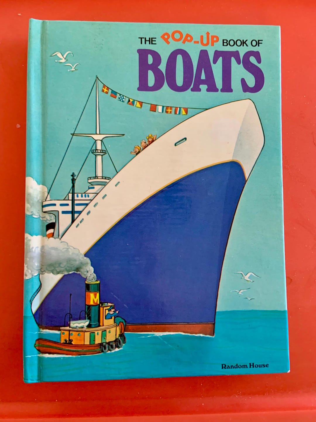 Vintage Pop-up Book of Boats | Albert Miller Interactive Push Pull Tab ...